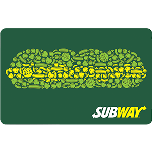 Subway Gift Card