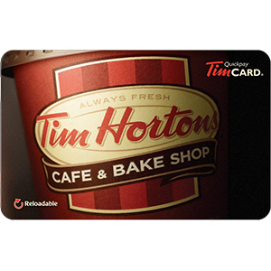 Tim Hortons Gift Card